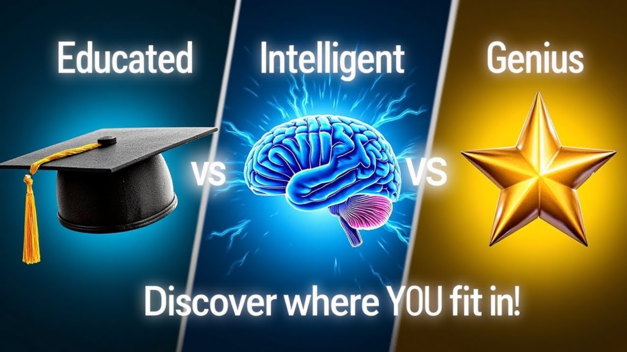 Educated vs. Intelligent vs. Genius: What’s the Real Difference? - YouTube