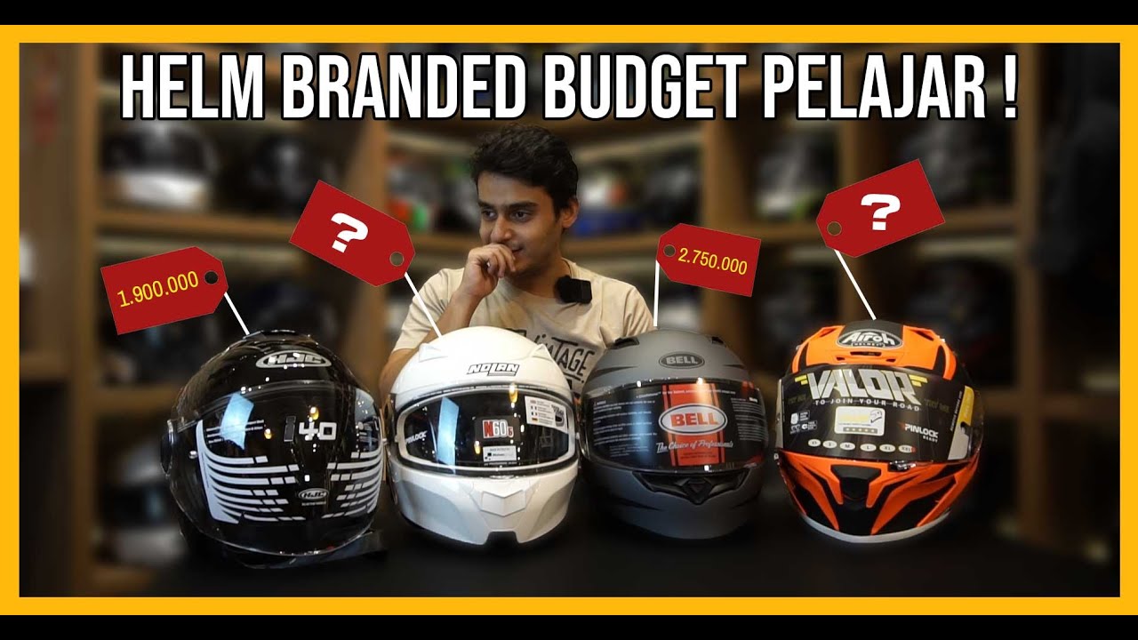 HELM BRANDED TERBAIK DAN TERMURAH DI RIDERSPOT! - YouTube