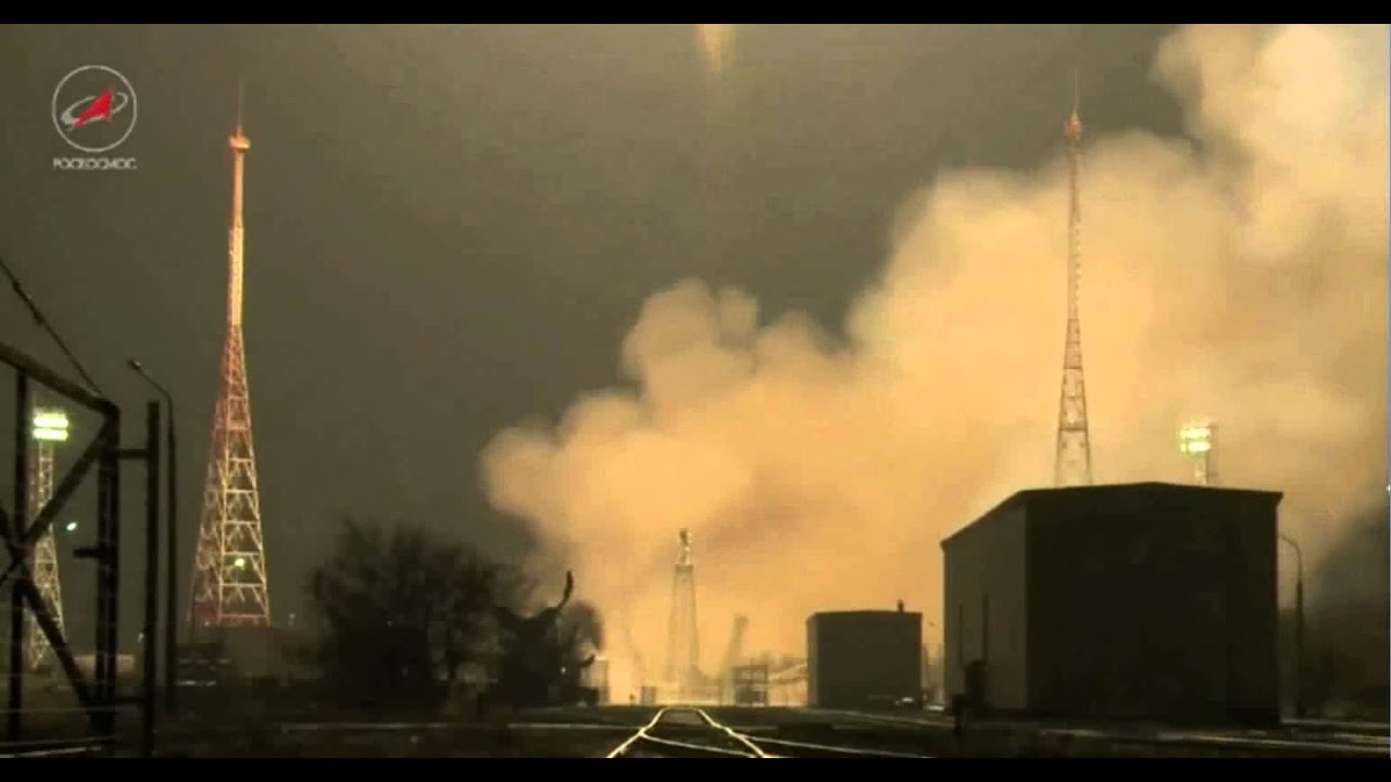Launch of Russian Soyuz-2.1b carrying Resurs-P3 earth observation sat ...