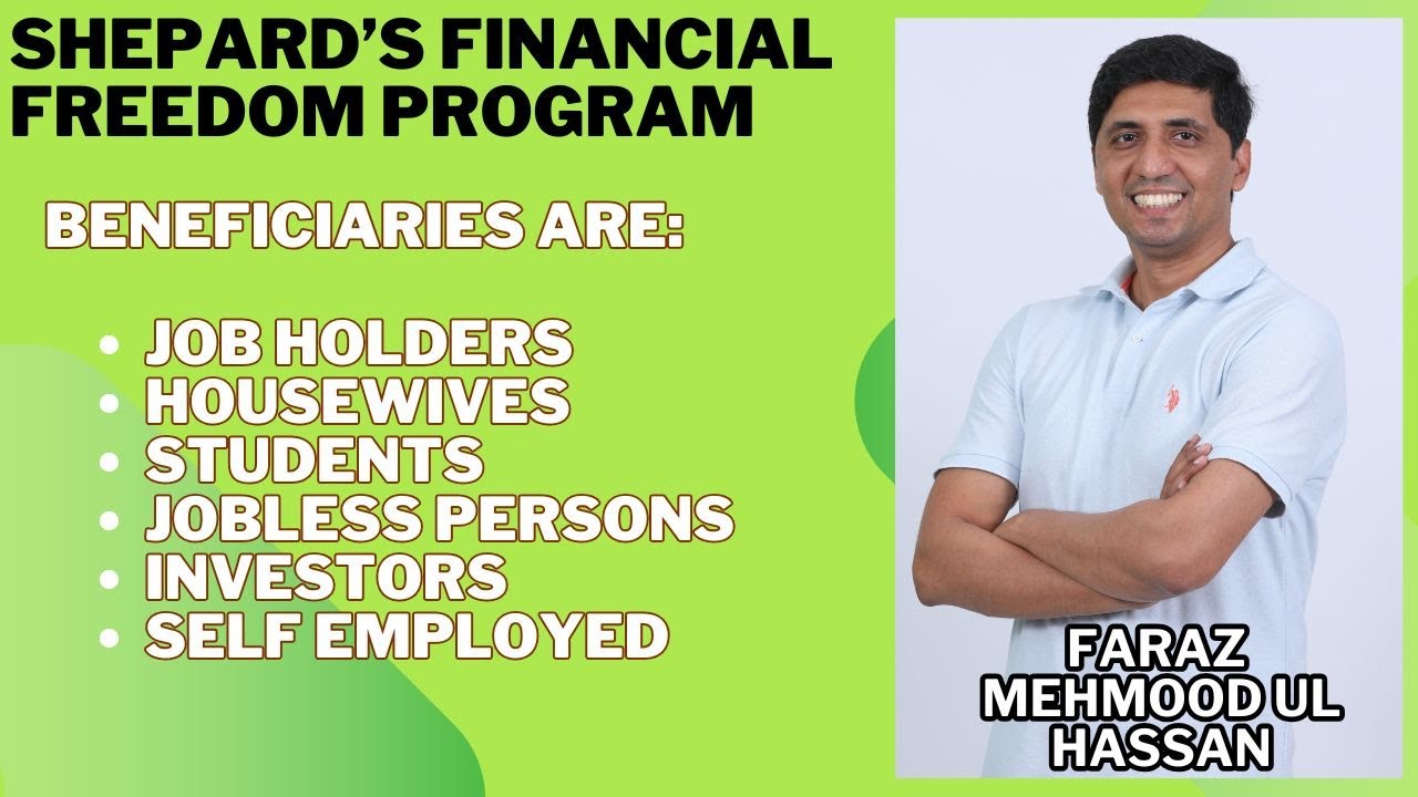 SHEPARHD's FINANCIAL FREEDOM PROGRAM will make sure, you start earning within 15 months. - YouTube