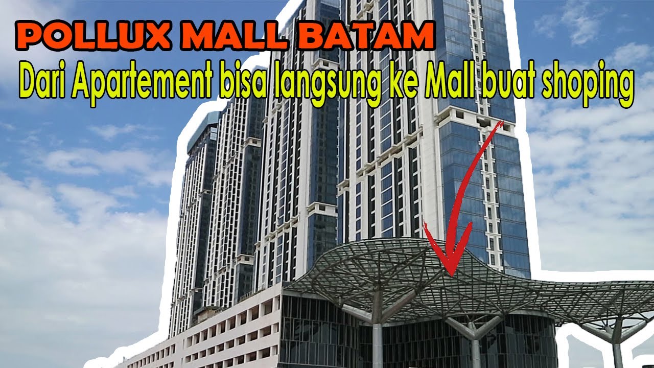 Dari Apartemen gak perlu naik kendaraan lagi buat Shopping II Pollux ...