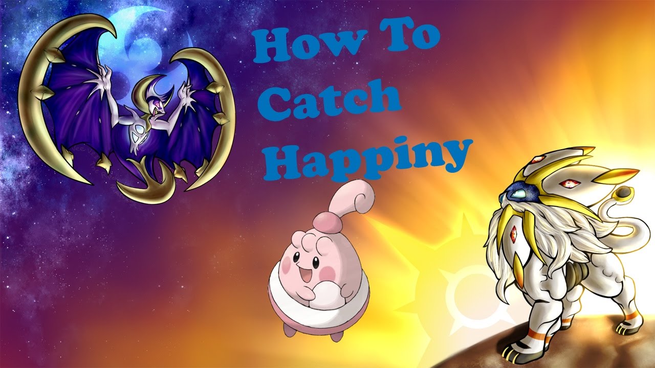 How to Catch Happiny in Pokemon Sun and Moon - YouTube