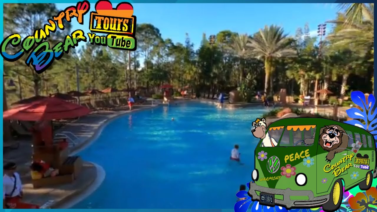 Disney's Kidani Village Resort Pool - December - 2021 - YouTube