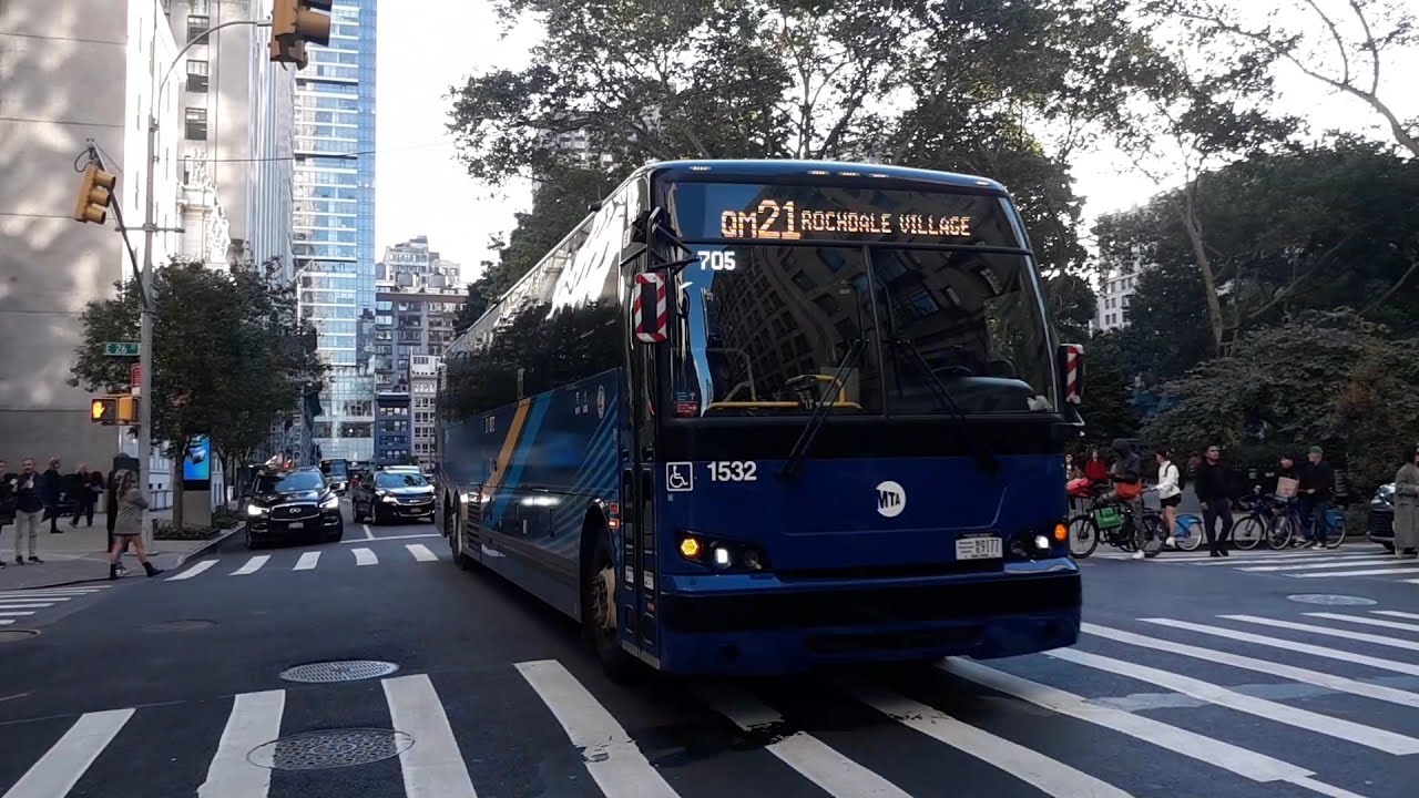 MTA/Bee-Line: Friday PM Rush Hour Around 23rd Street [M1, M2, M3, M23 ...