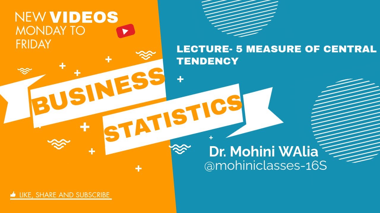 DAY 5: Calculation of Mean- Individual Series with Direct Method - YouTube