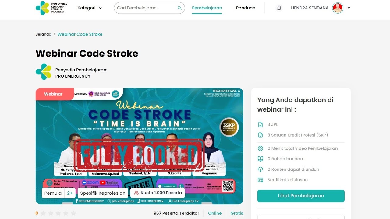 Kunci Jawaban Plataran Sehat || WEBINAR CODE STROKE || Nilai 90 - YouTube