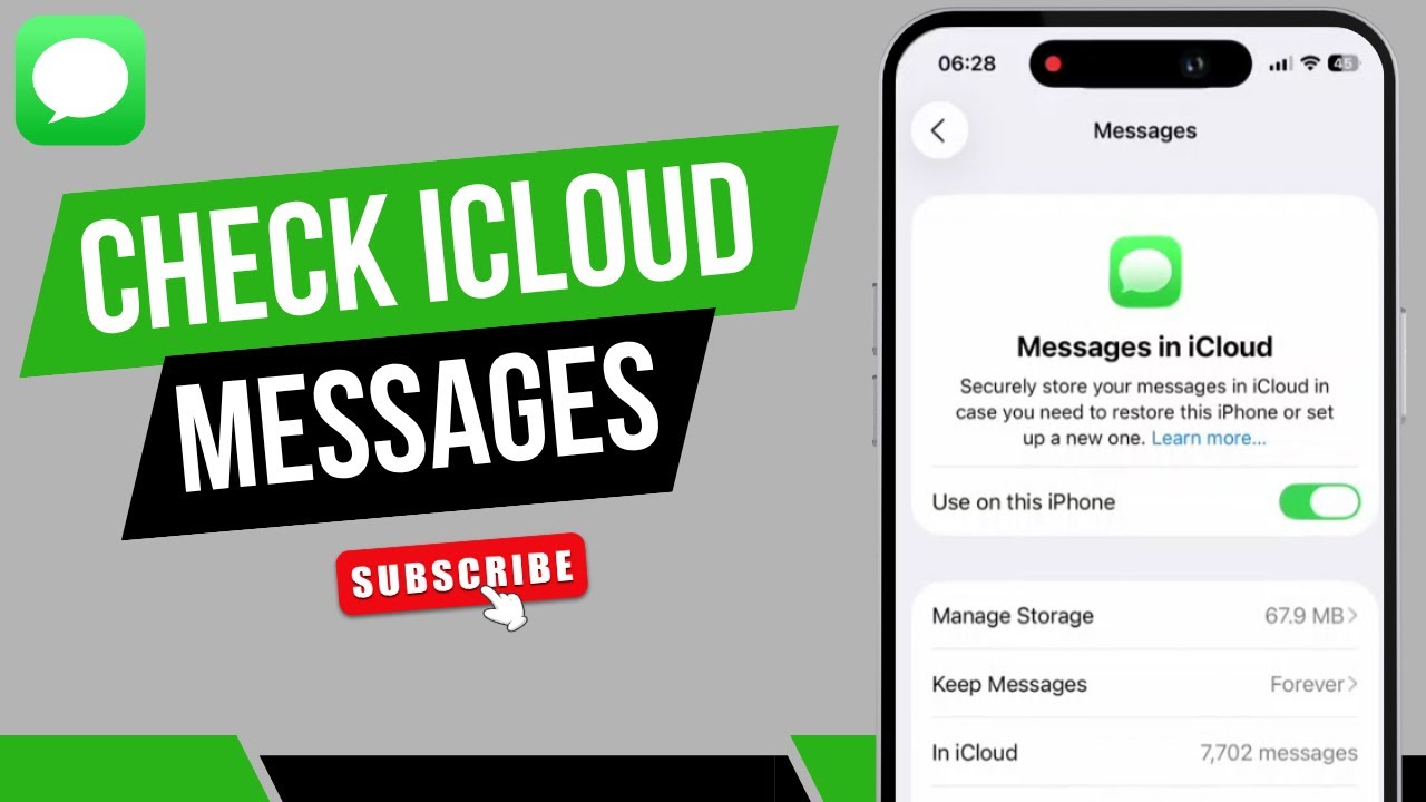 How To Check Messages On iCloud Account - YouTube