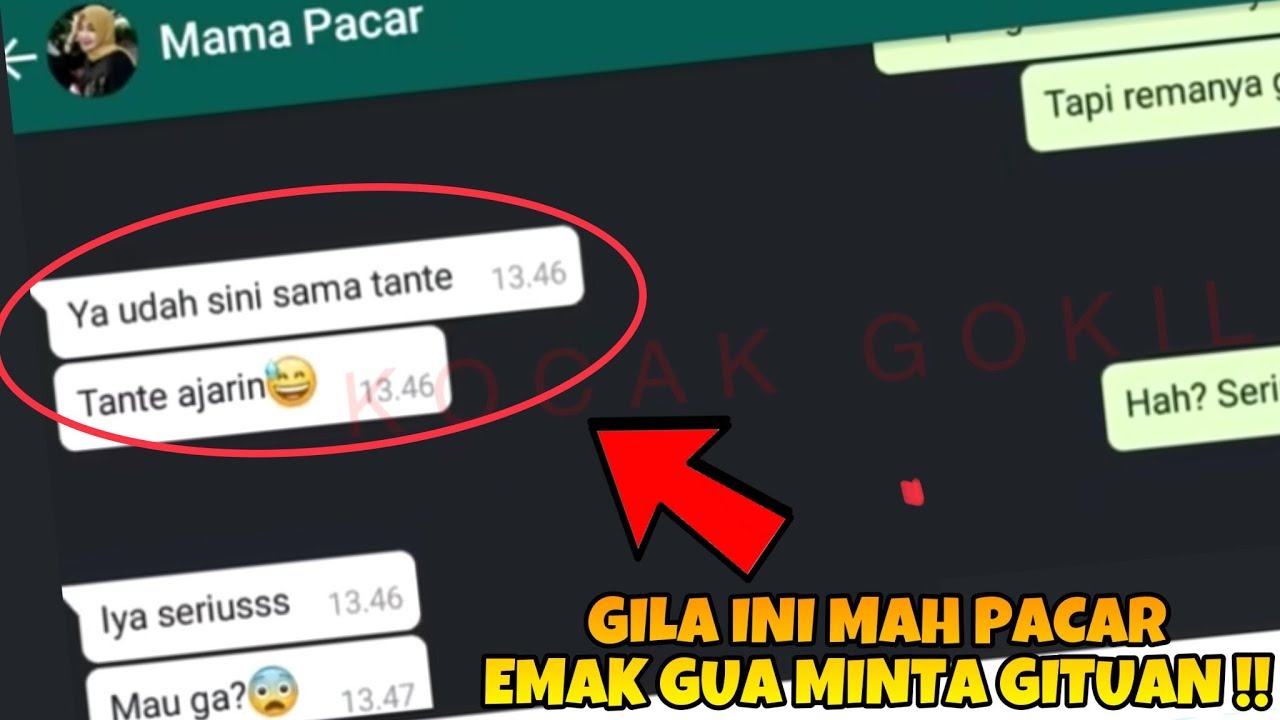 CHAT DARI PACAR MAMA (TANTE) MALAH DITAWARIN WIK WIK !! BEGINI ...