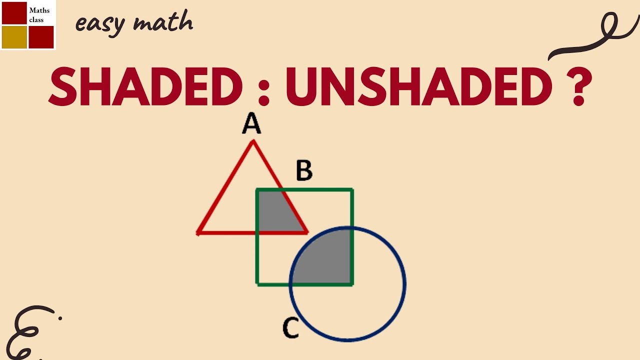 Shaded area : Unshaded area || Qs from Singapore PSLE paper ...
