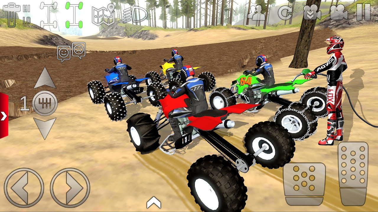 Motor Dirt Quad Bikes online Simulator 3d #1 - Offroad Outlaws Bike ...