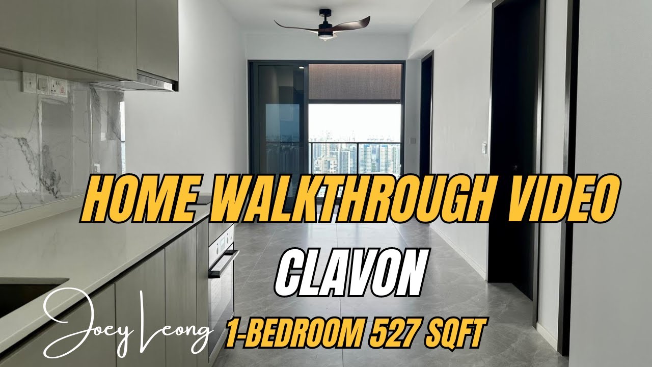 Clavon - A Luxe Seafront High Floor 1 Bedroom + Study (527 Sqft) Unit ...