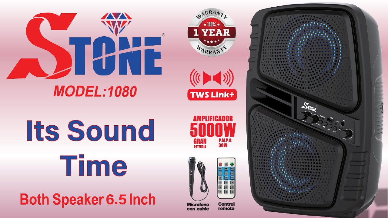 Stone Speaker Model : 1080 ( Play Sound ) - YouTube