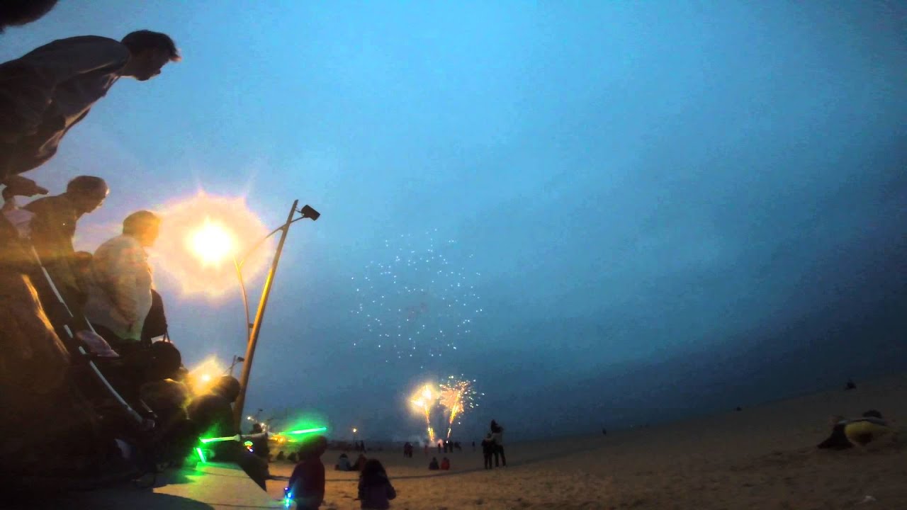 Fireworks at Great Yarmouth Seafront - YouTube