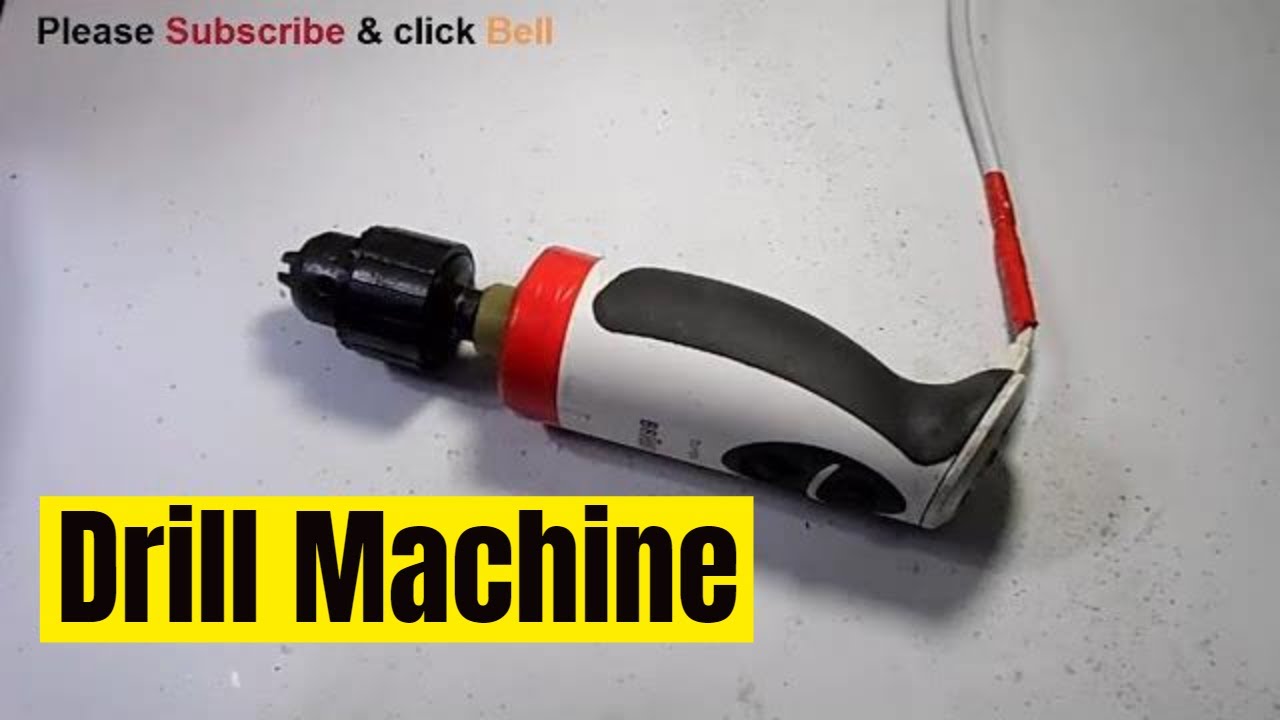 homemade powerful drill machine , how to make drill machine at home ...