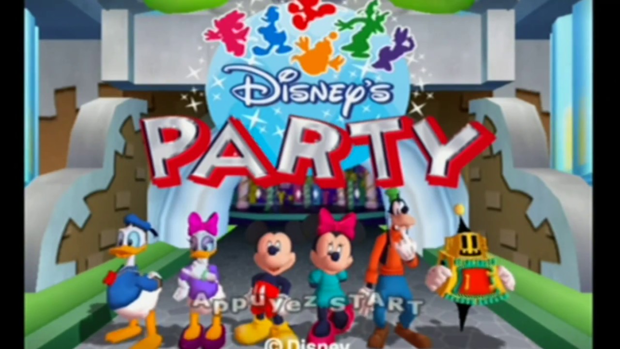 [Gamecube] Introduction du jeu "Disney's Party" de Disney interactive ...