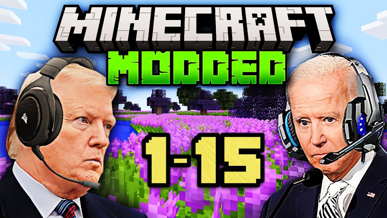Presidents Play Modded Minecraft 1-15 - YouTube