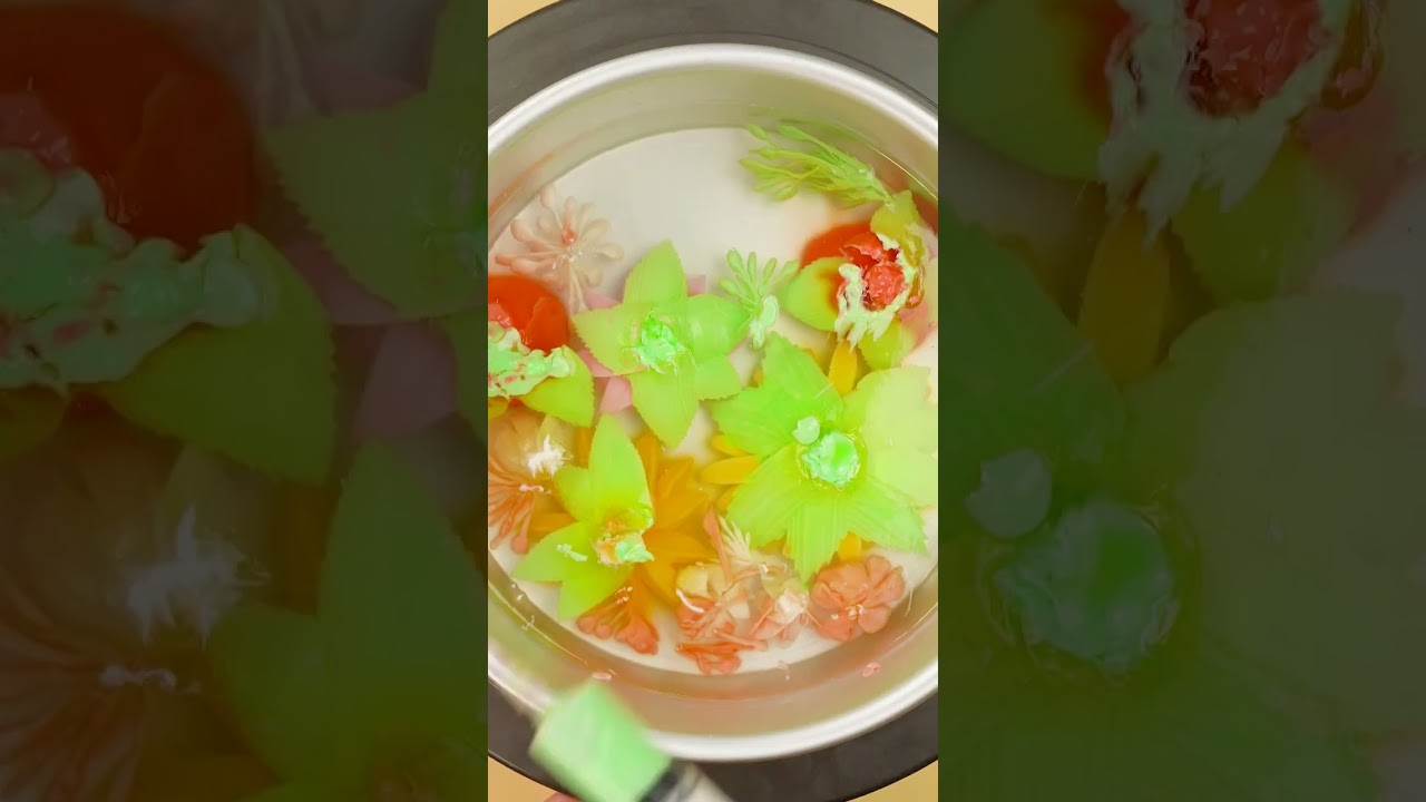 So Amazing Flower Jelly Cake Decorating Idea #1 - YouTube