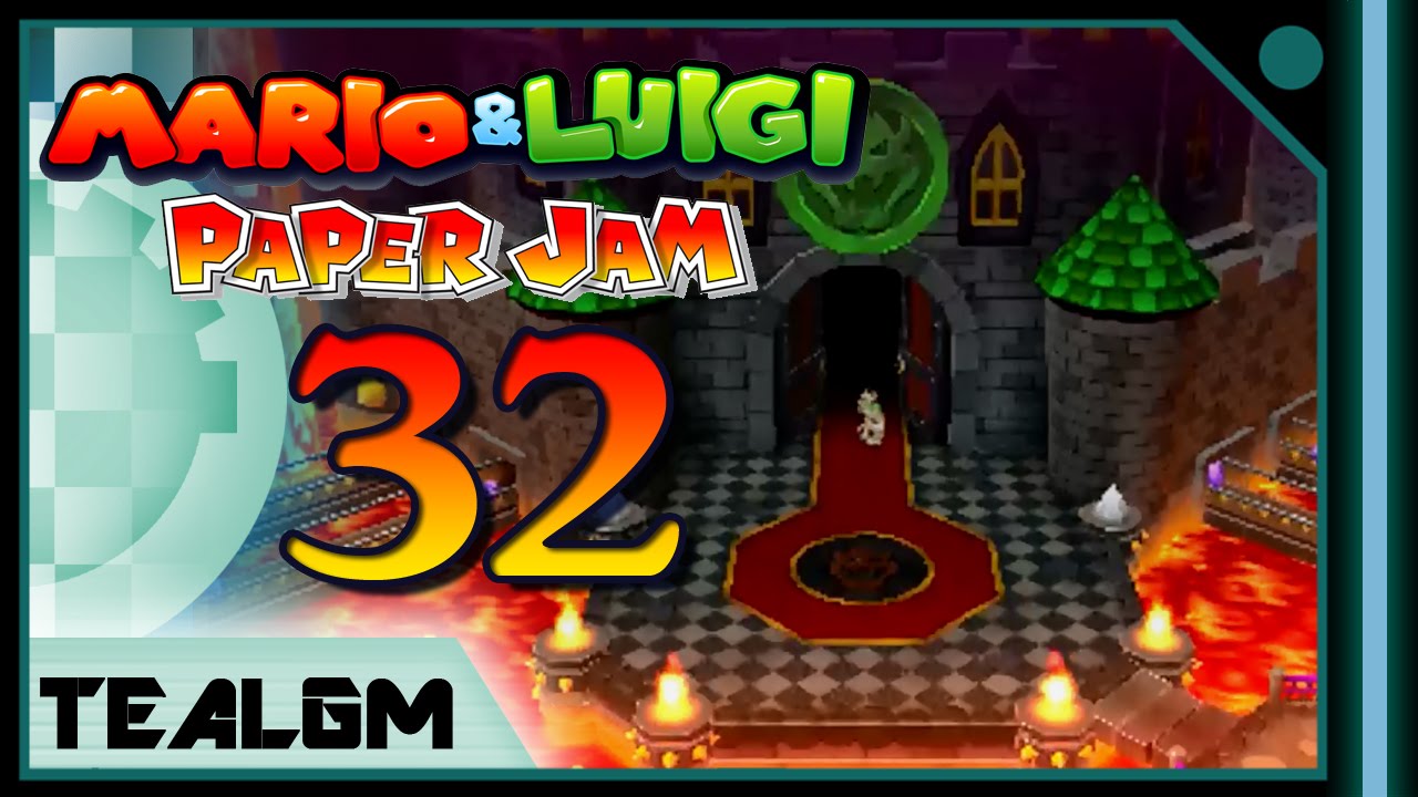 Mario & Luigi: Paper Jam Bros. - Part 32: Bowser's Castle! - YouTube