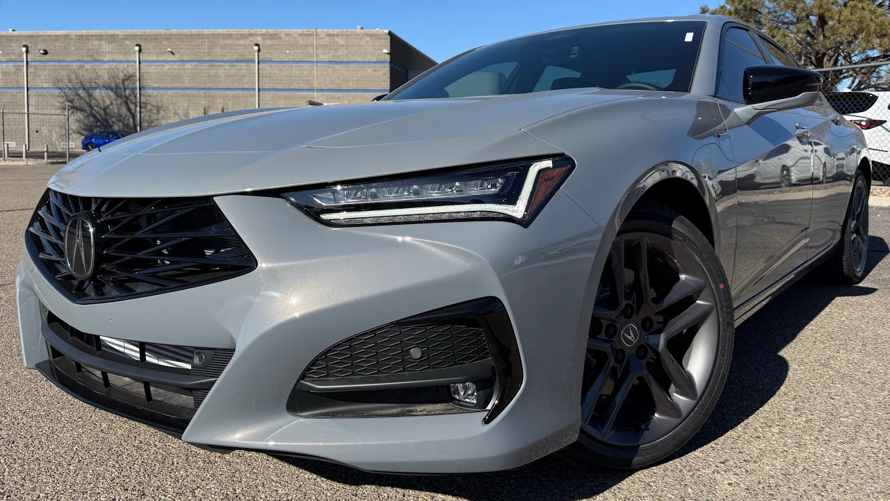 2025 Acura TLX A-Spec - Urban Grey Pearl - Walkaround - YouTube