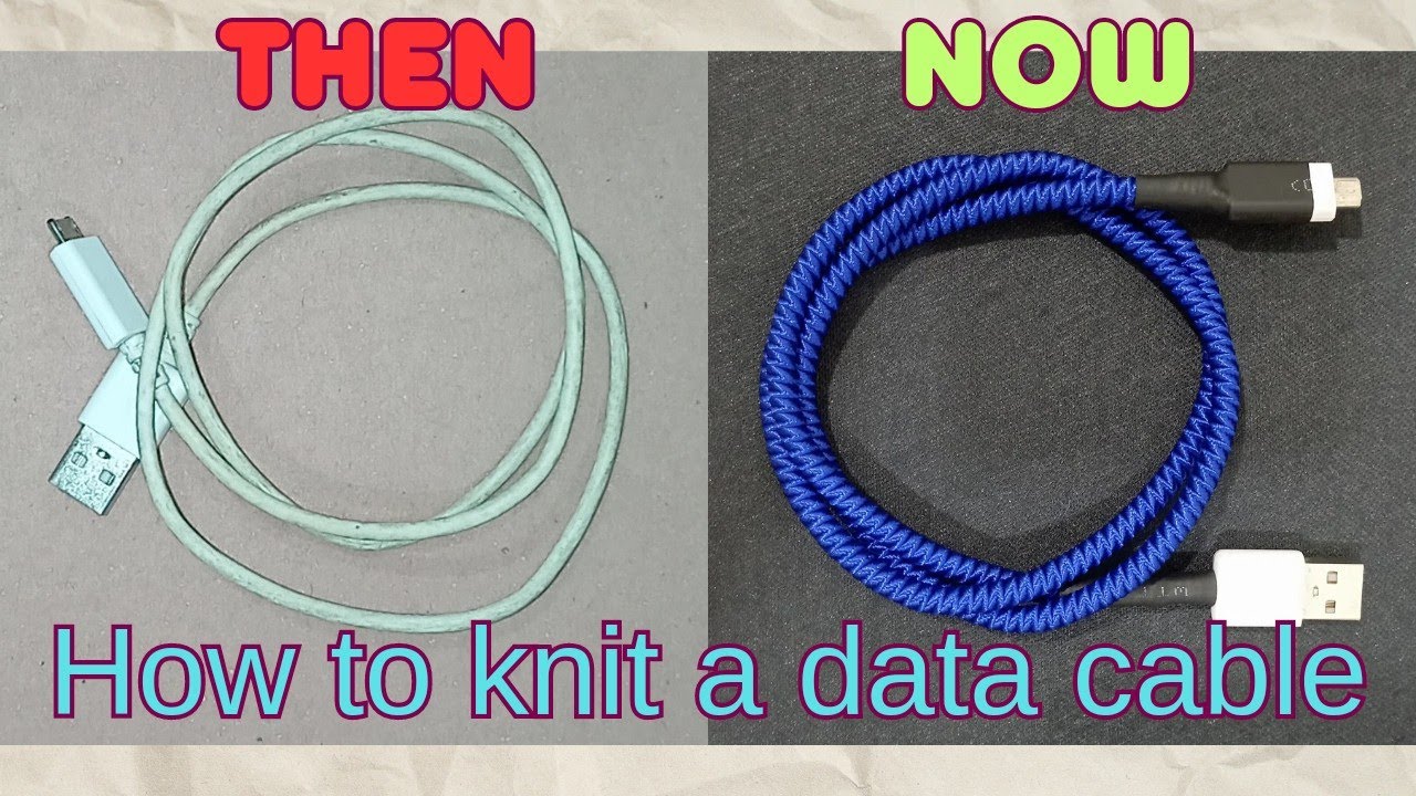 How to protect your Data cable in easy way & nice looking too. - YouTube