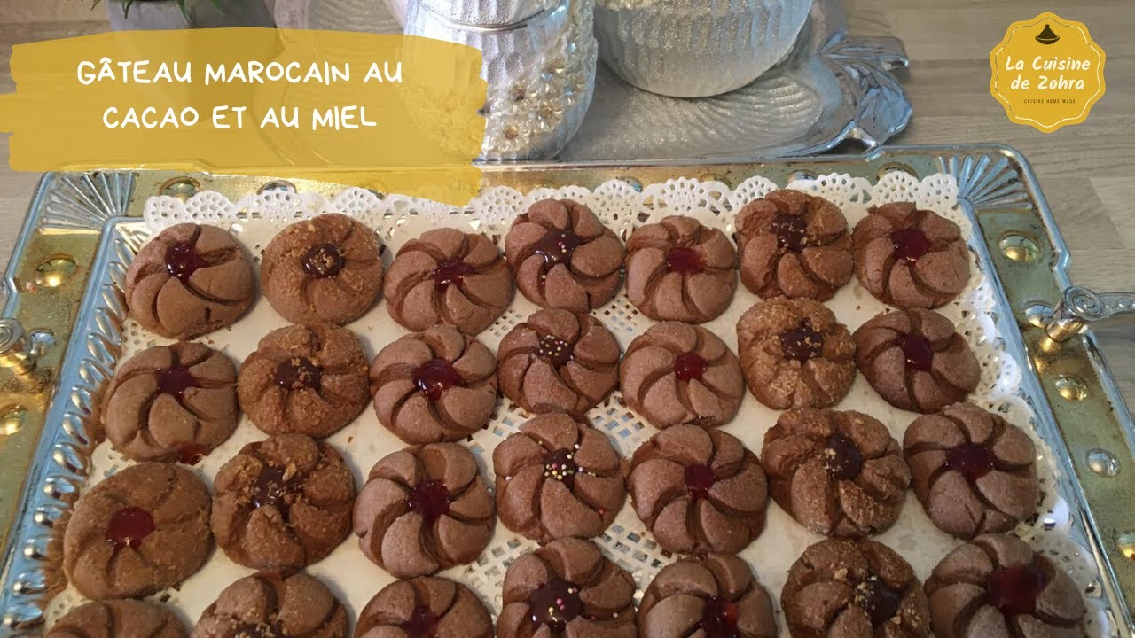 GÂTEAU MAROCAIN AU CACAO ET AU MIEL 🍪 (SPÉCIAL RAMADAN 2020) - YouTube