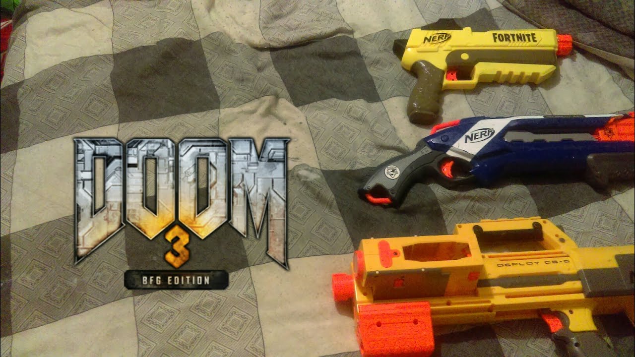 Nerf doom 3 BFG edition loadout - YouTube