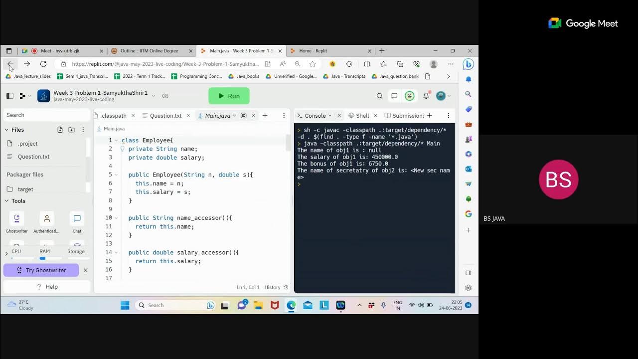 Week3 Live Coding - YouTube