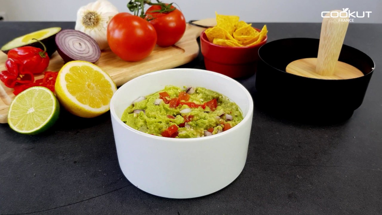 Un guacamole maison à la texture parfaite - YouTube