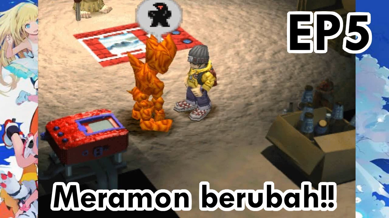 Meramon berubah!!!! Dan Eksplorasi Ancient Dino Region - Digimon World ...