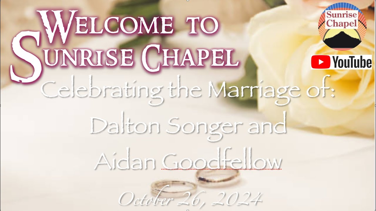 Celebrating the Marriage of: Dalton Songer and Aidan Goodfellow - YouTube