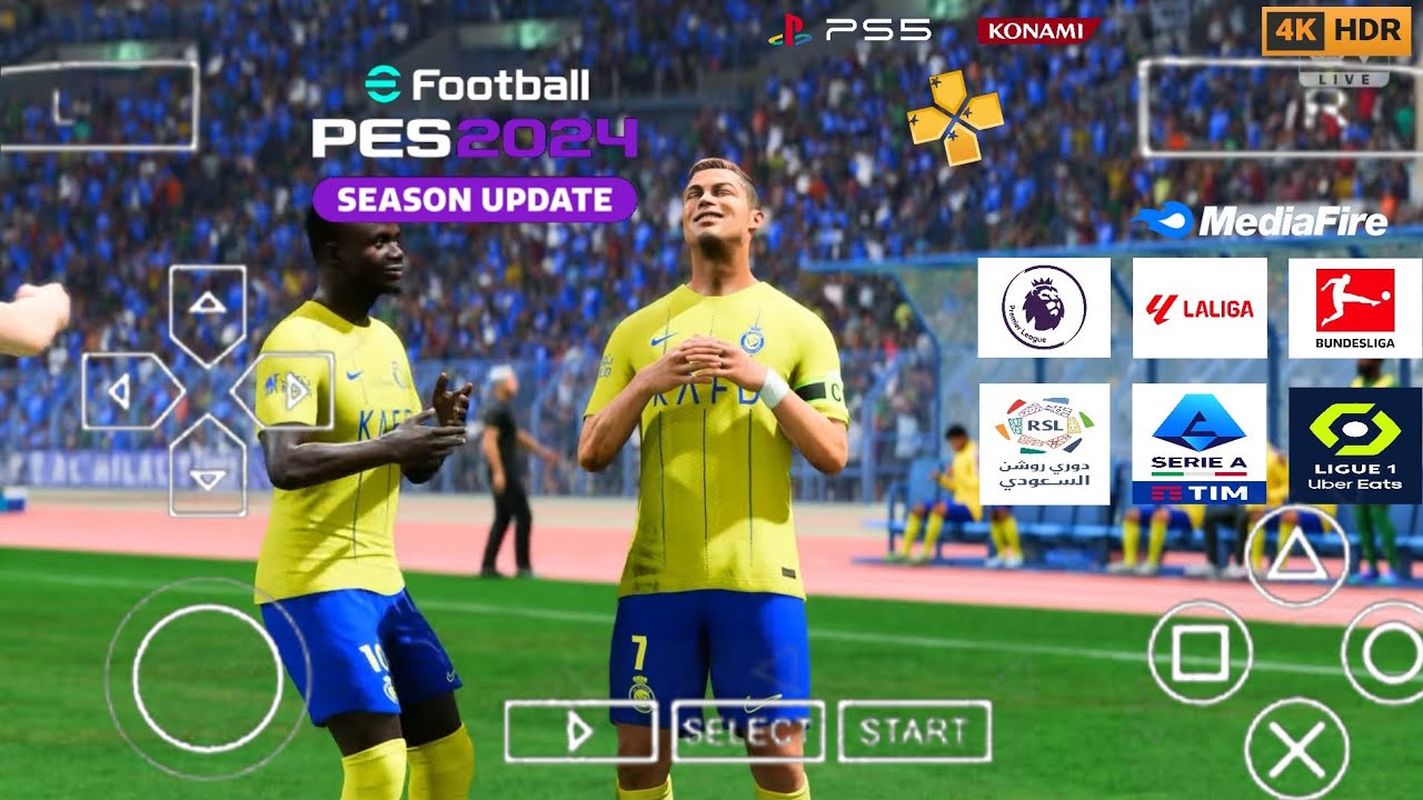 eFootball PES 2024 PPSSPP Android Update Season 6 | New Kits & Latest ...