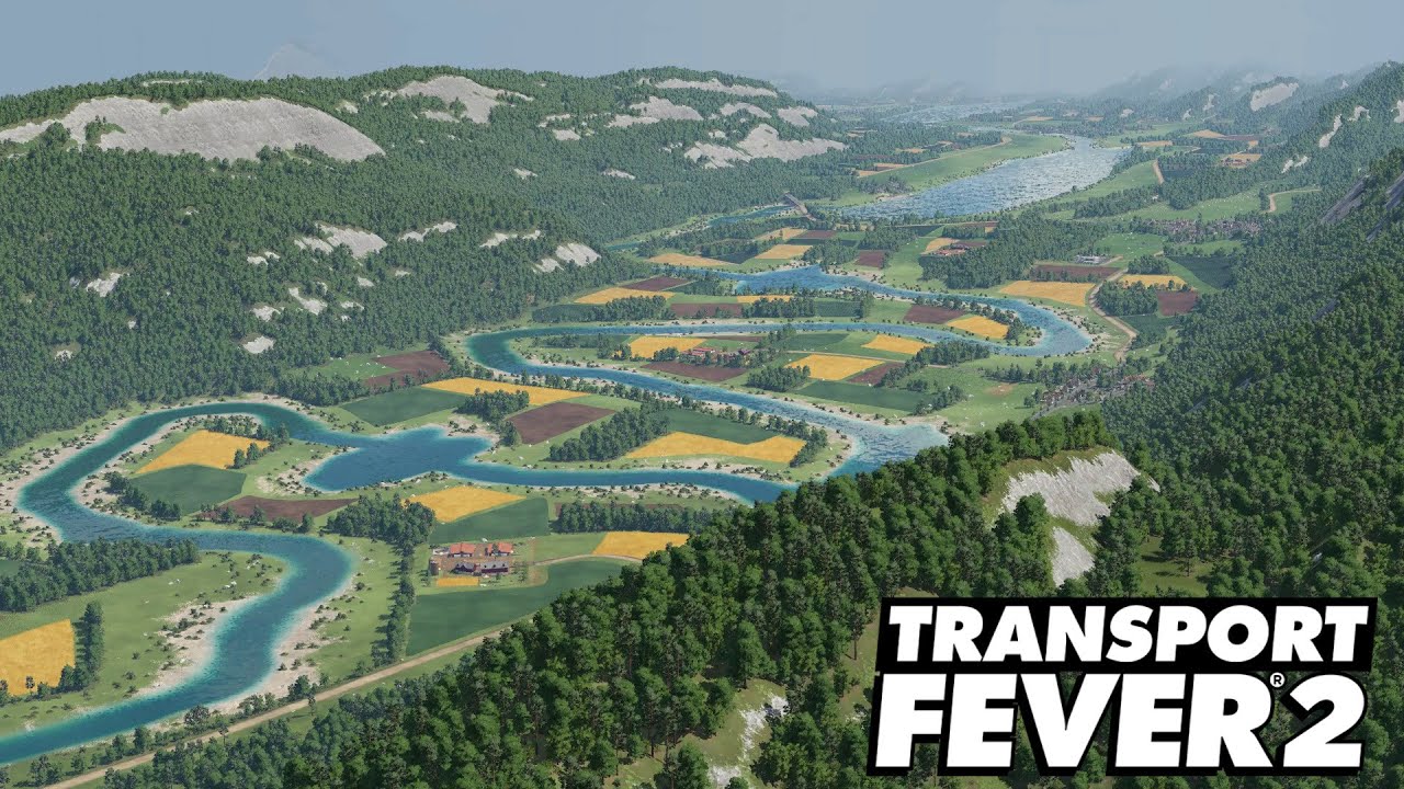 Transport Fever 2 [Mapvorstellung] River Ridge Mountains - YouTube