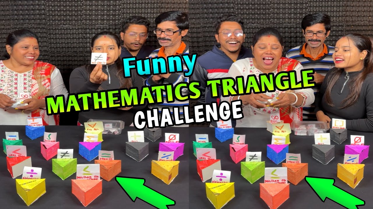 Mathematics Special Colour Surprise Triangle Win Challenge With Family ...