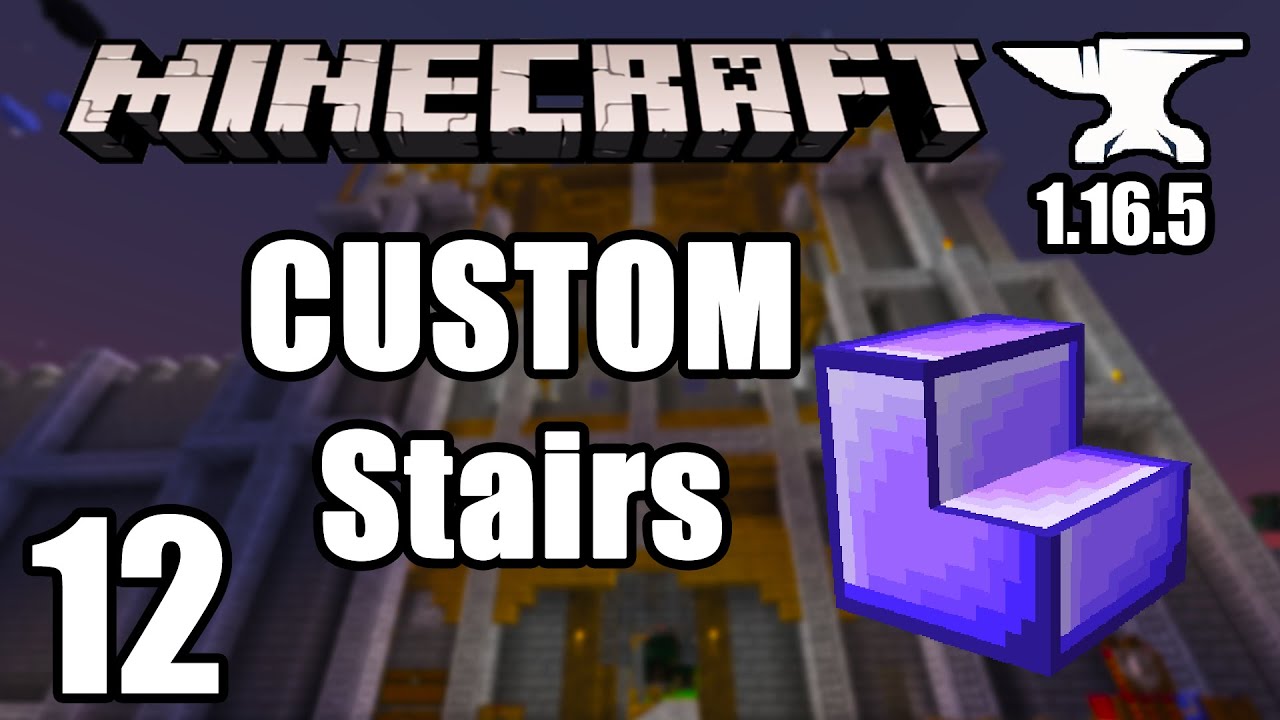 Add CUSTOM STAIRS to Minecraft 1.16.5 | Forge 1.16.5 Modding #12 - YouTube