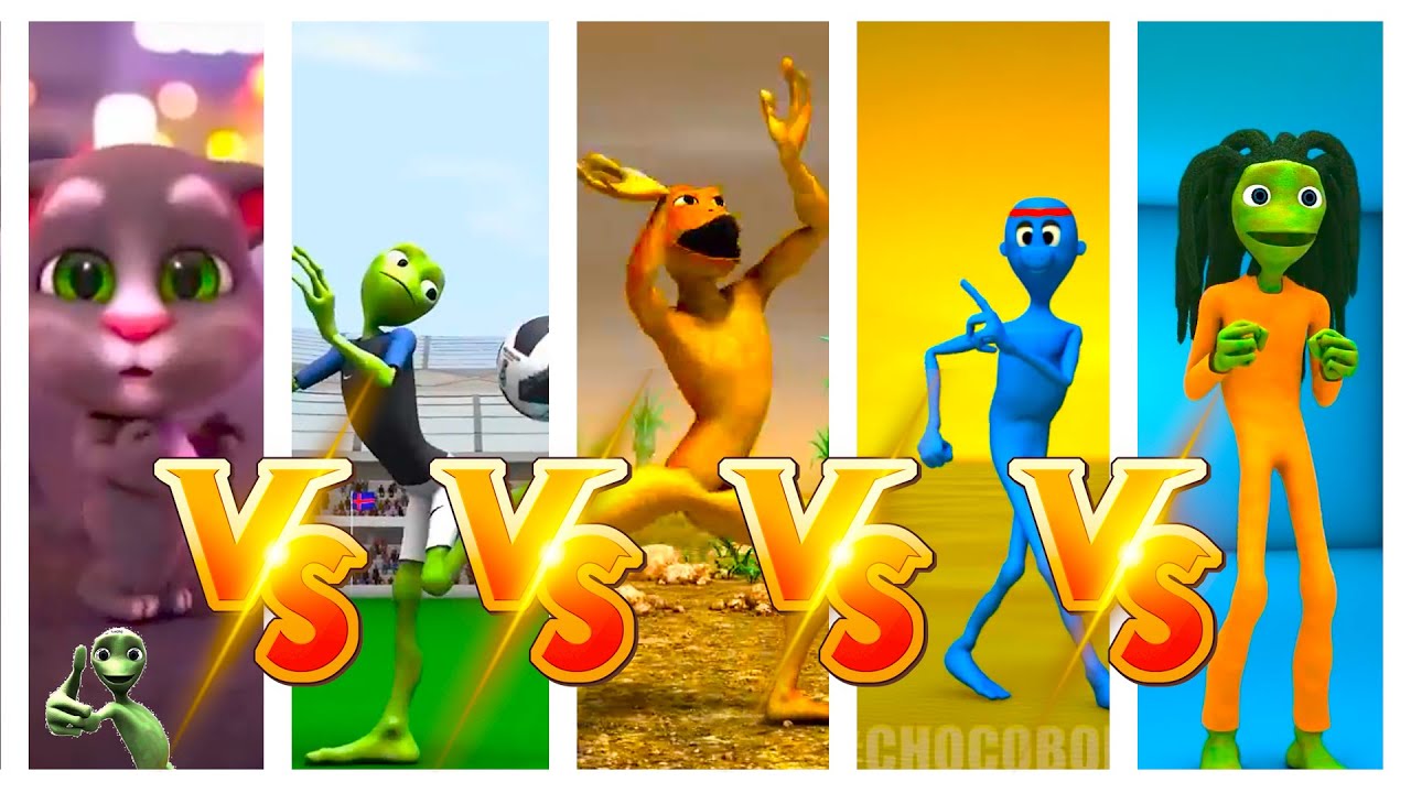 Dame Tu Cosita vs Patila vs Sponge Bob vs Tom in Super Dance Challenge | Alien Flex - YouTube