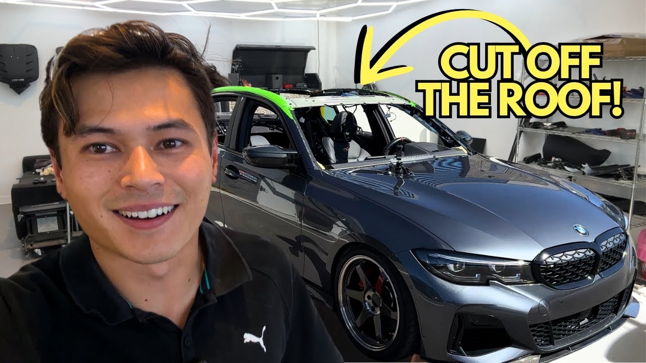 1 of 1 M340i Gets a G80 CARBON ROOF Full Install | EHOONS G20 Build Ep ...