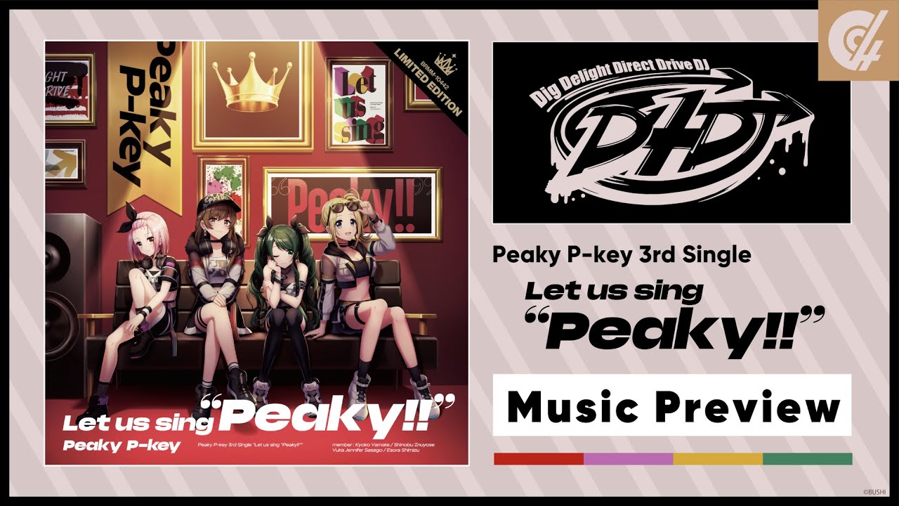 Peaky P-key 3rd Single "Let us sing “Peaky!!”" Music Preview - YouTube