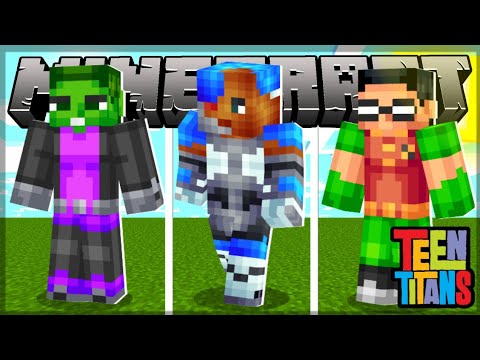 SAIUU!!! ADDON/MOD JOVENS TITANS ATUALIZADO PARA O MINECRAFT PE ...
