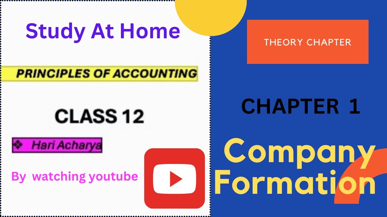 Chapter 1 || Company Formation | Class 12 | Public & Private Company ...