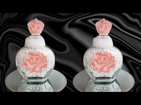 Beautiful DIY Decanter Display Design Home Decor - YouTube
