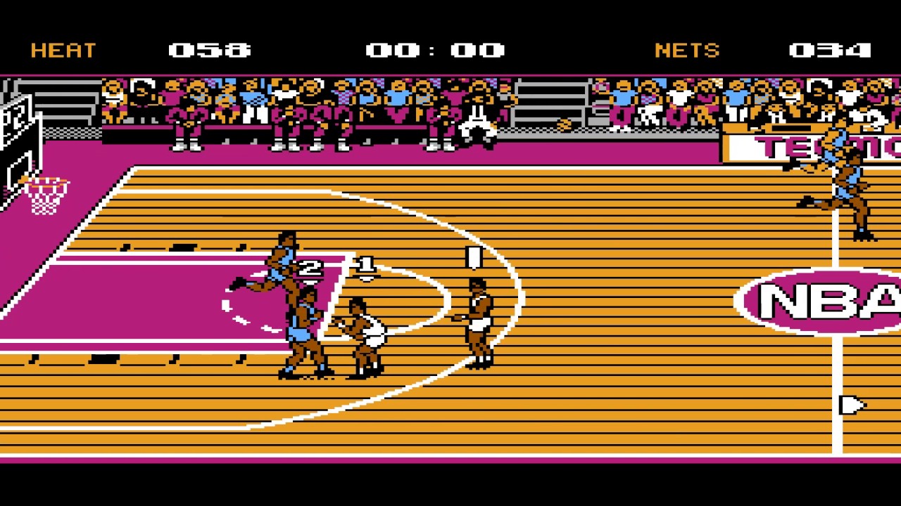 2017 Tecmo NBA Basketball (NES) - "BimbOgg" - March 22, 1992 - Miami v ...