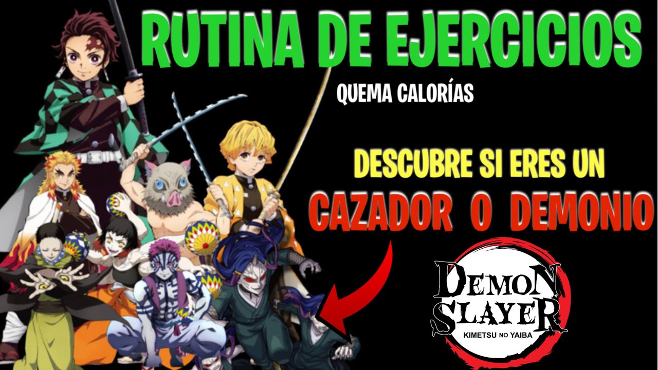 Demon Slayer RUTINA DE EJERCICOS DANCE WORK OUT /Descrubre si eres un ...