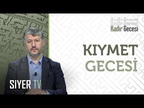 3. Kıymet Gecesi / Muhammed Emin Yıldırım (H.1431 / M.2010 Kadir Gecesi Programı)