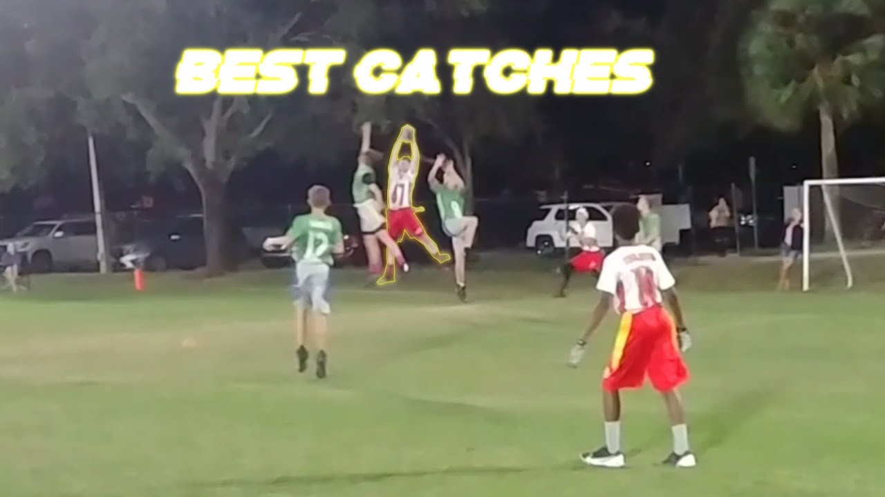 best catches in flag football - YouTube