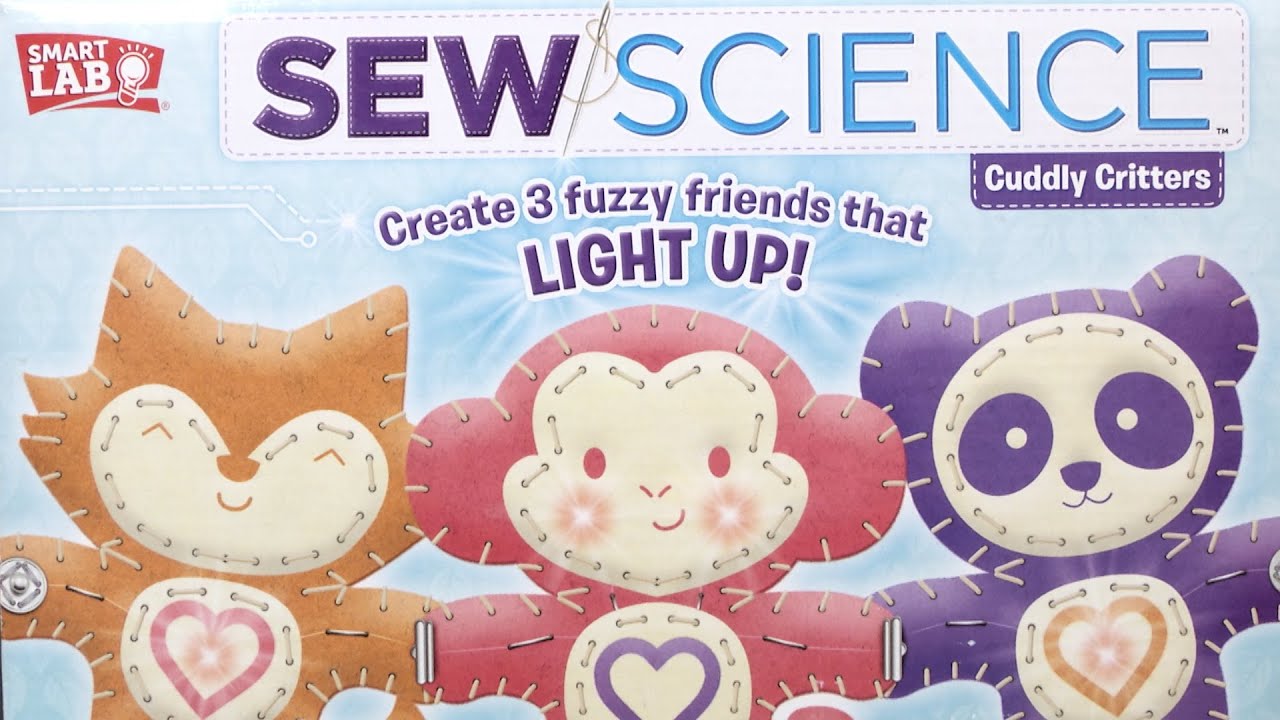 Sew Science Cuddle Critters from Smart Lab - YouTube