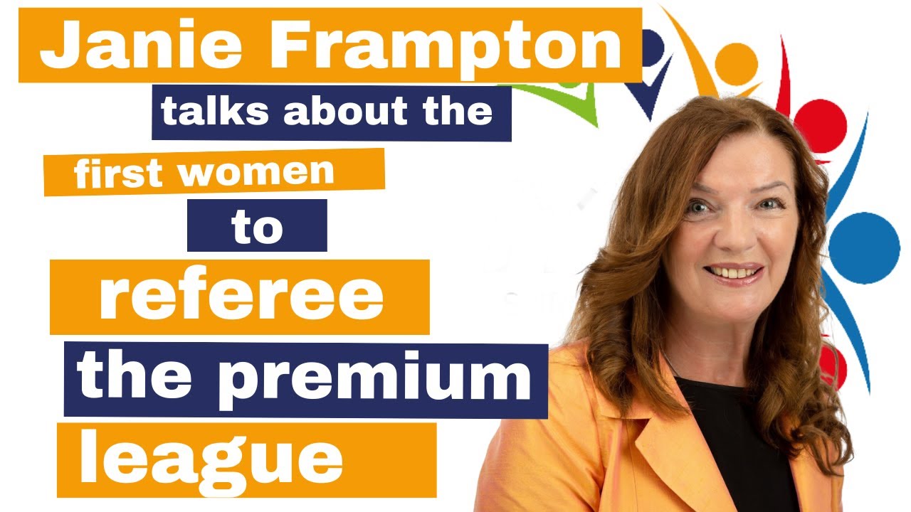 Janie talks about the first female referee in the premier league - YouTube