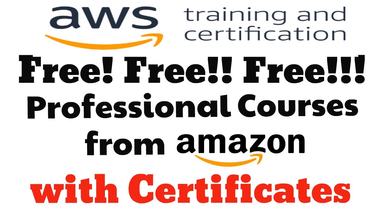 Free Online Courses 2020 with Certificates l Amazon Certification ...