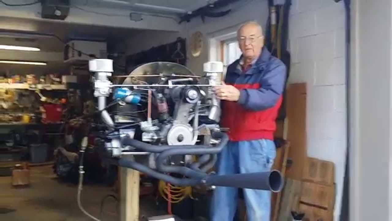 Frankfurt Flyer Porsche VW Engine Test Run FF003 Okrasa Vintage Speed ...