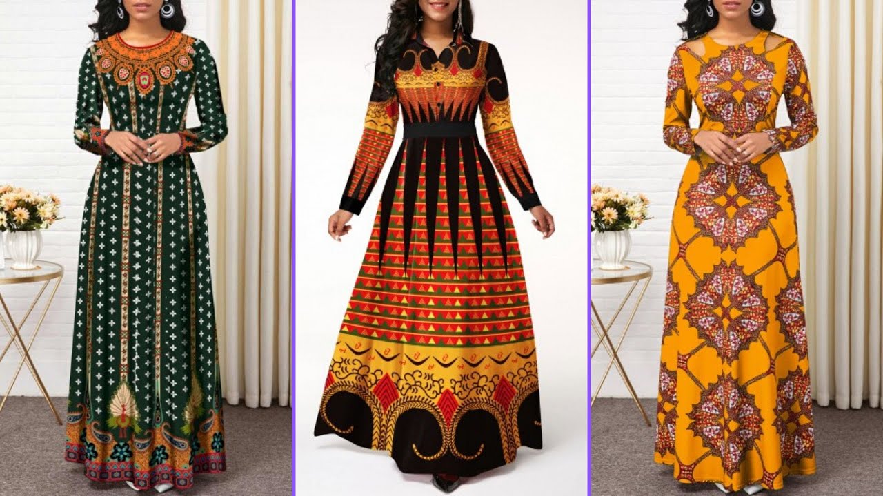 Trendy long dresses designs plus sleeves/neck designs for girls 2020-21 ...