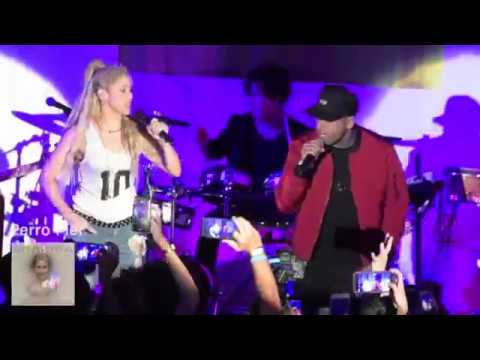 Shakira y Nicky Jam - Perro fiel en vivo (Multicamara)